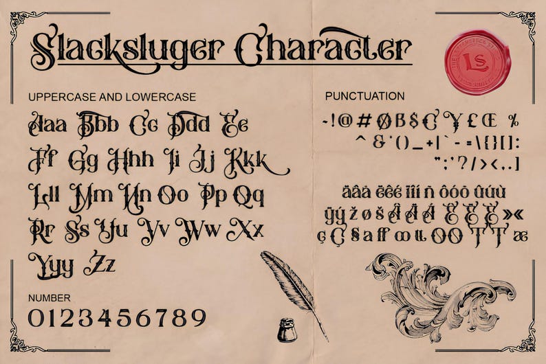 Fantasy Font Bundle, 15 Mystic Font, Celestial Font, Halloween Font ...