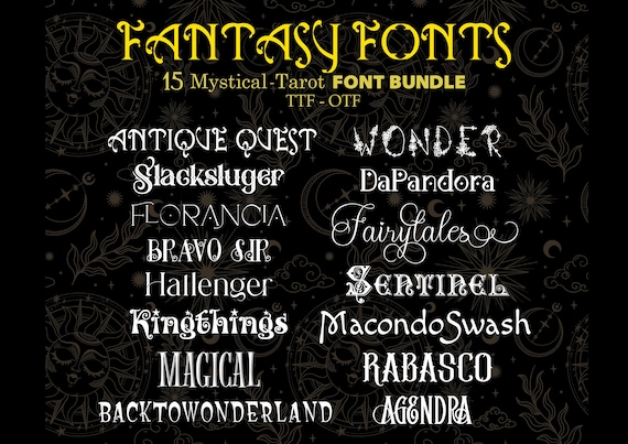 Fantasy Fonts Top 7 Fantasy Fonts For Fantastic Design | By Arek