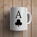 Ace of Clubs SVG, Play Card PNG, EPS, Dxf, Playing Cards Symbols Vector ...