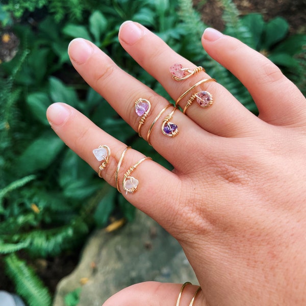 Adjustable Wire Ring - Etsy