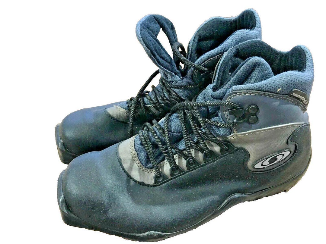 SALOMON Classic Cross Country Ski Boots Size EU42 US9.5 SNS Profil 2328 ...