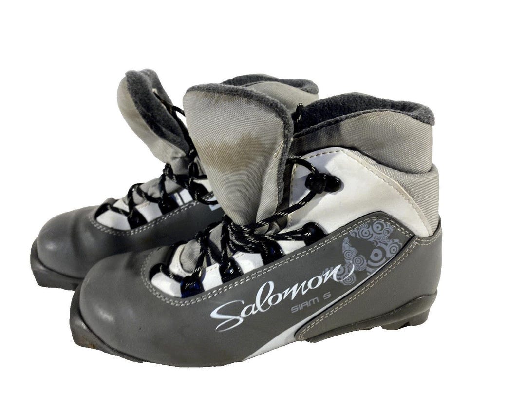 Salomon Siam 5 Nordic Cross Country Ski Boots Size EU37 1/3 US6 SNS Profil 297 - Etsy