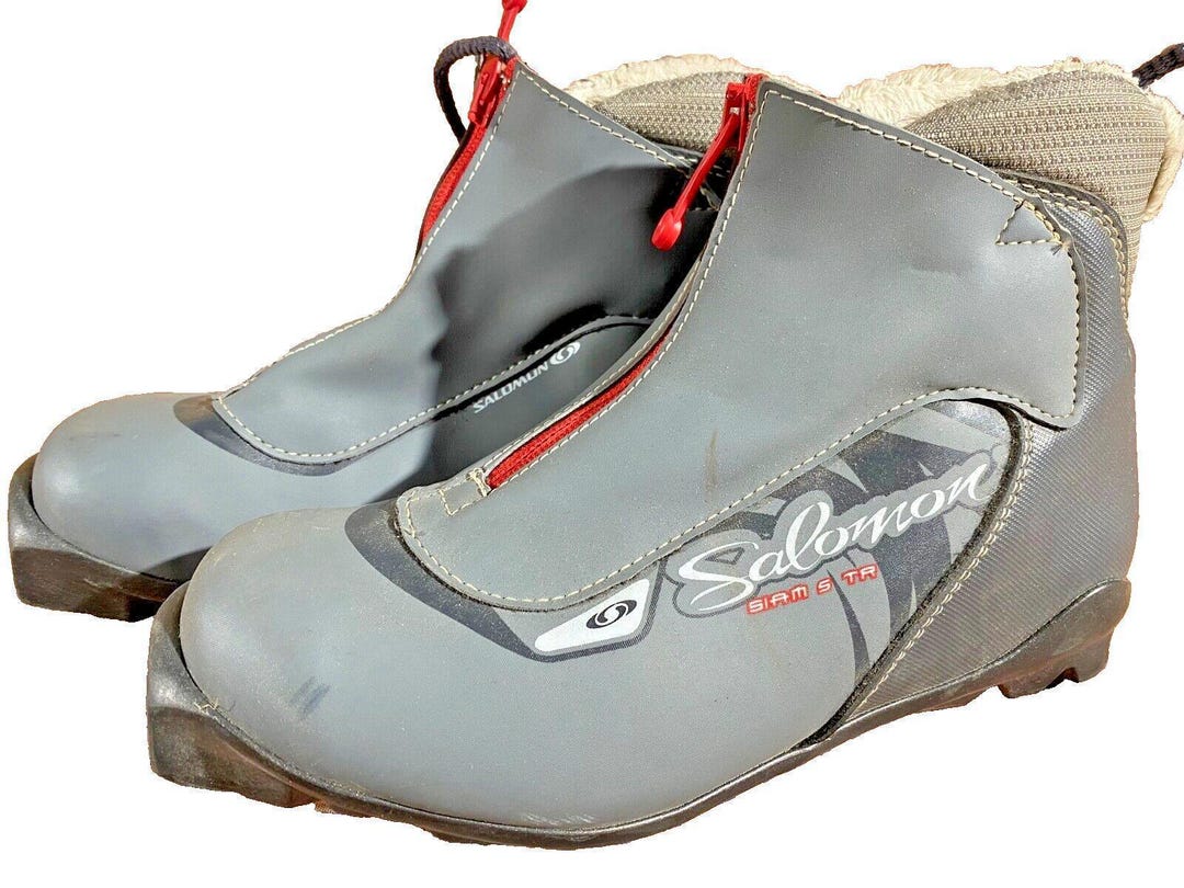 Salomon Siam 5 TR Nordic Cross Country Ski Boots Size EU38 US6.5 SNS Profil Etsy Canada