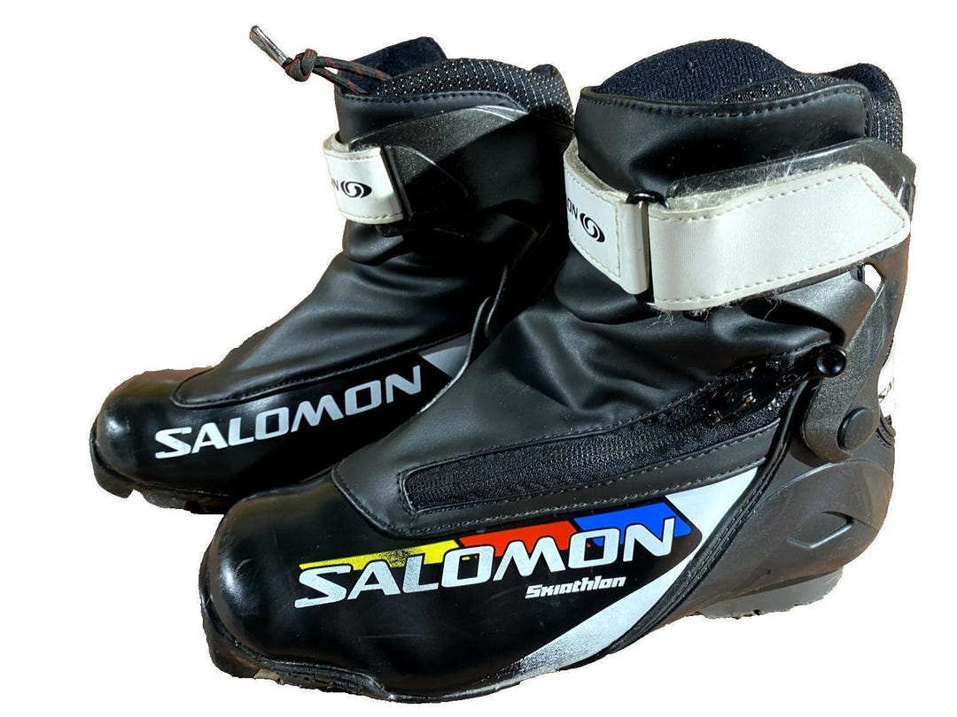 SALOMON Skiathlon Nordic Cross Country Ski Boots Sizeeu35.5 US3.5 SNS ...