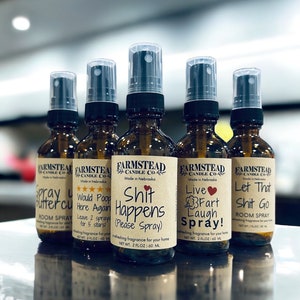 2 Oz. Funny Bathroom Sprays, Funny Gifts for Men or Women, Stocking ...