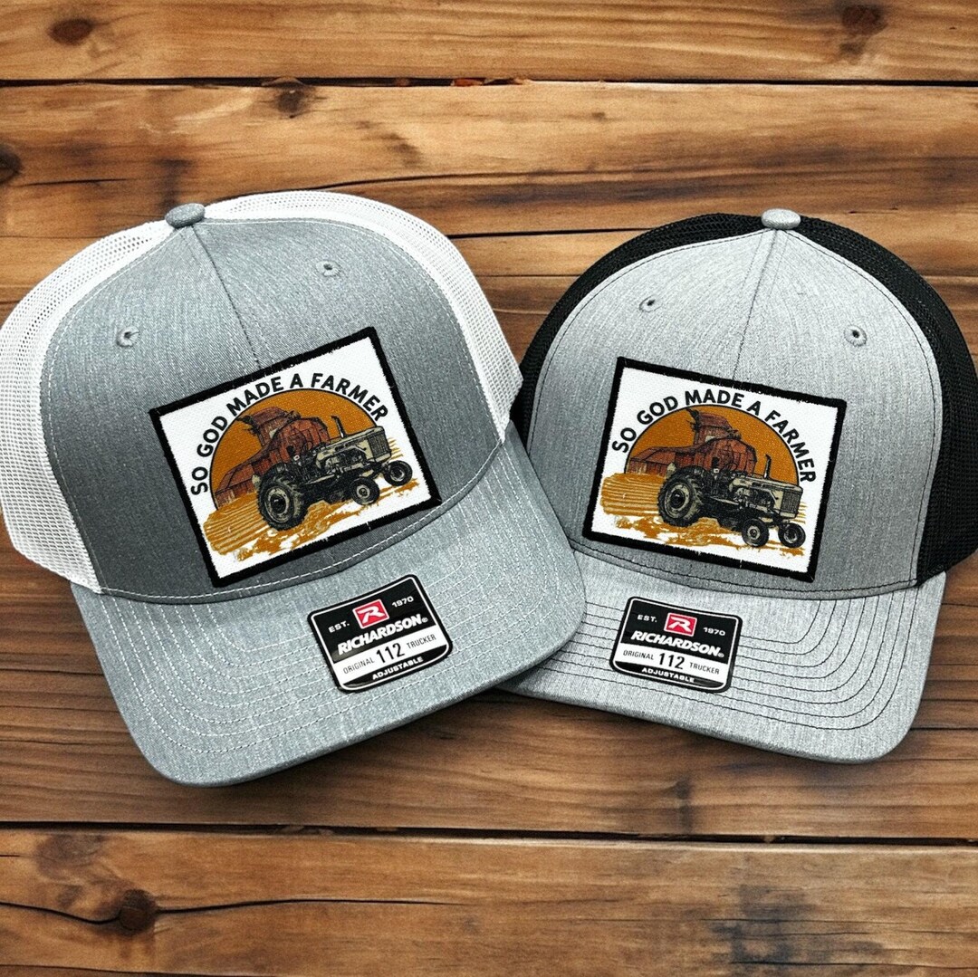 So God Made a Farmer Richardson 112 Hat, Farming Hat, Beef Hat, Farmer ...