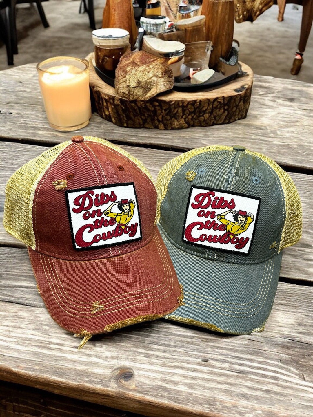 Dibs on the Cowboy Hat- Funny Country Girl Hat - Funny Cowboy Hat ...