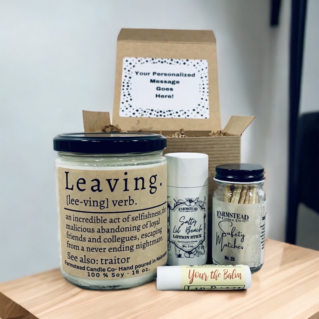 Leaving Gift Box for Coworker/ Good Luck Coworker Gift/ Going Away Gift ...