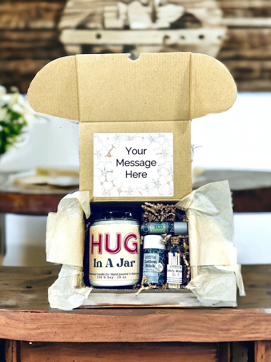 Hug in a Jar Gift Box Set / Friend Gift Box/ Thoughtful Gift Box/miss ...