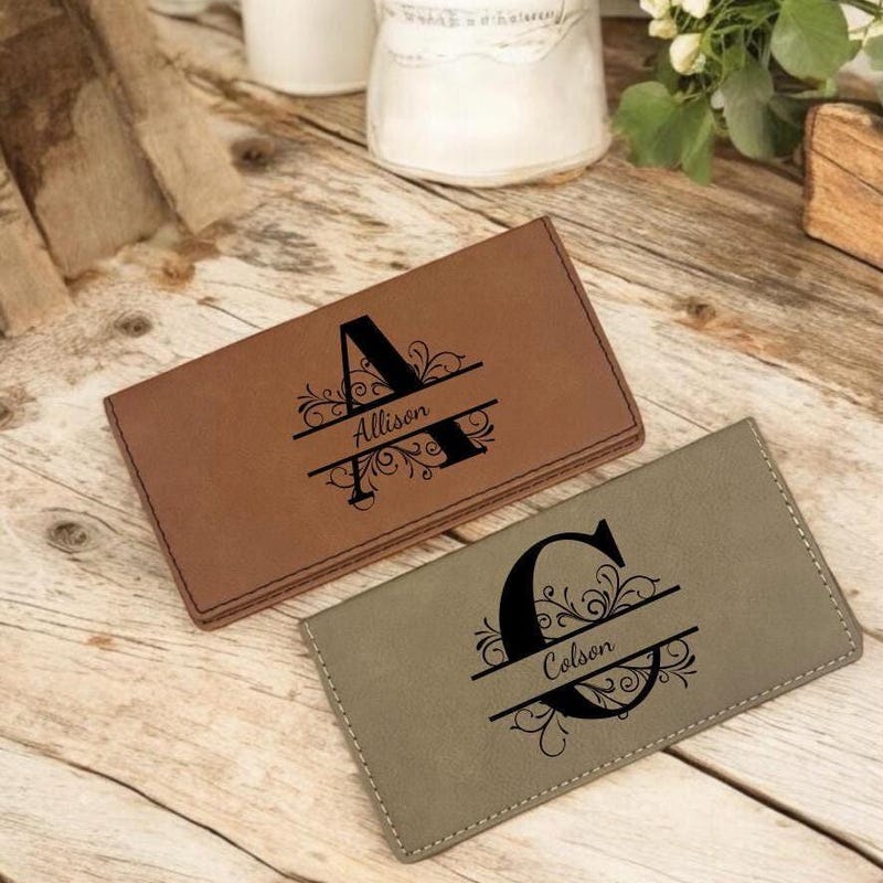 Customizable Check Book - Etsy