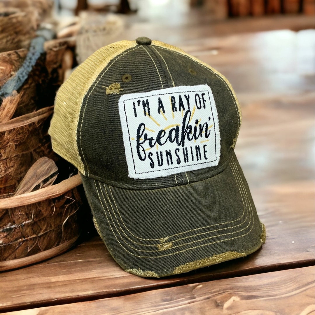 I'm a Ray of Freakin Sunshine Hat, Funny Hat, Sarcastic Hat, Vacation ...