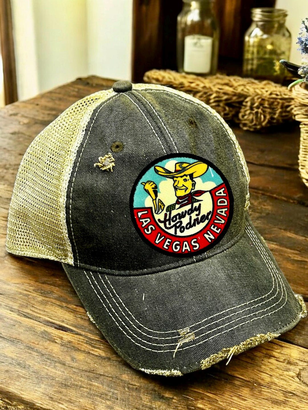 Vintage Howdy Podner Hat, Retro Wild West Cowboys Hat, Cowboy Hat ...