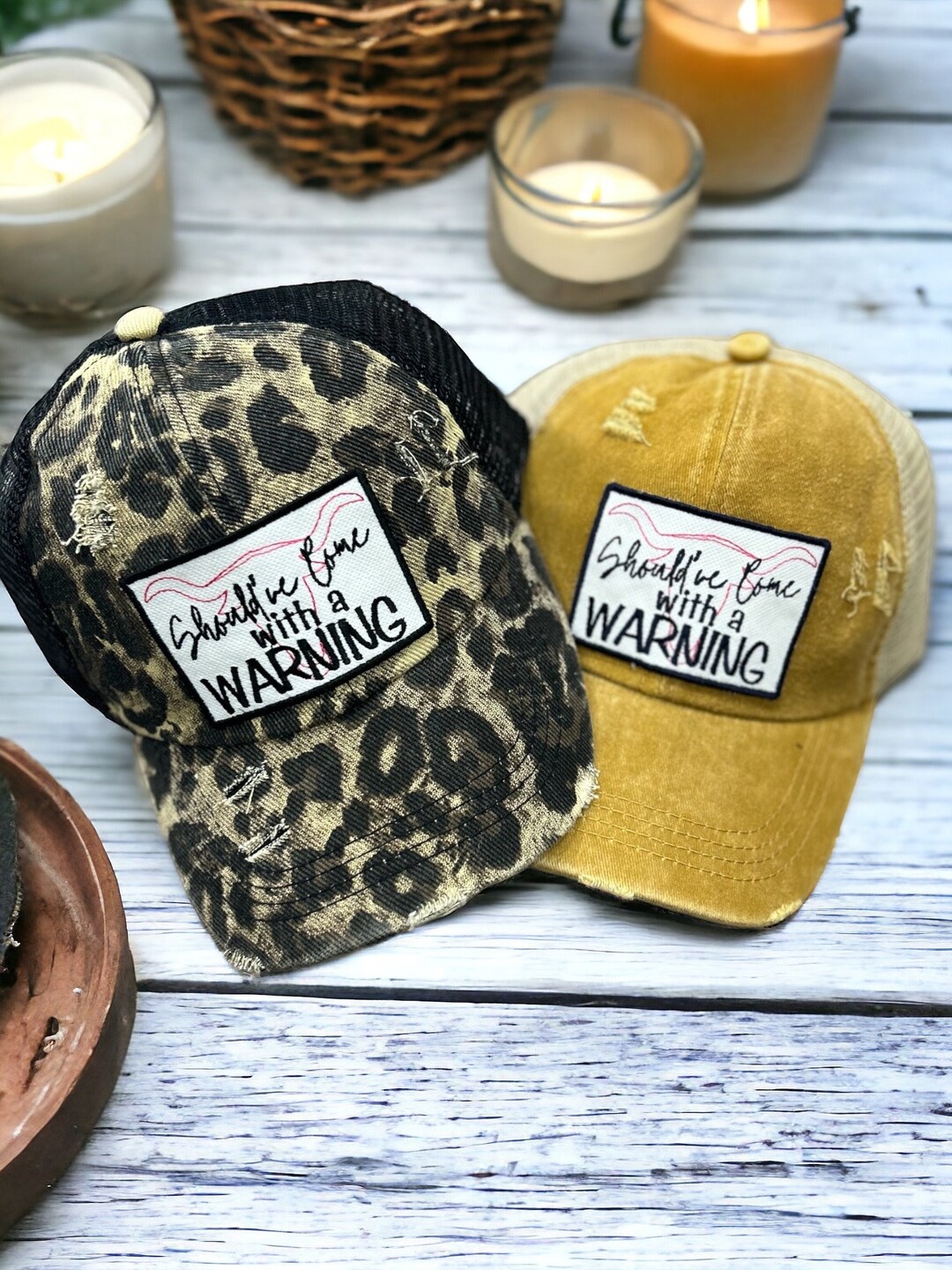 Should've Come With a Warning Hat, Country Music Hat, Cowgirl Hat ...