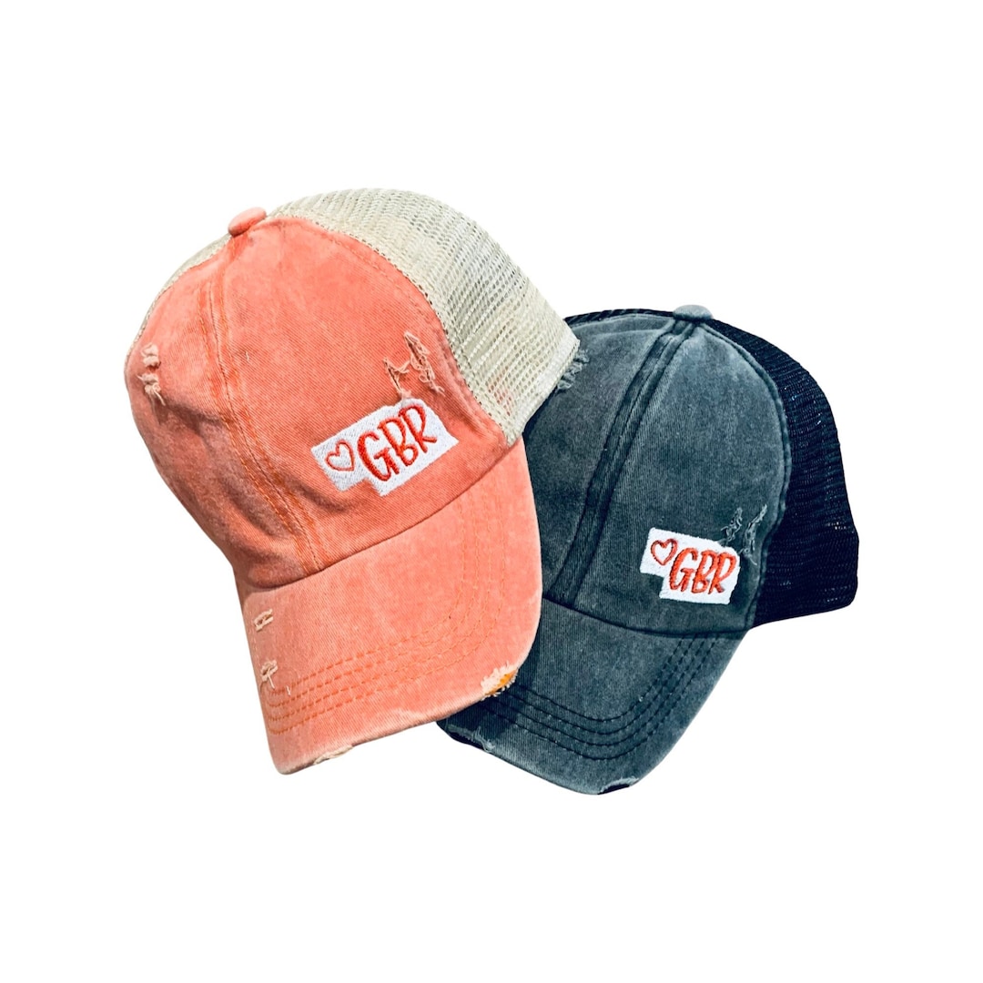 WOMENS EMBROIDERED GBR Nebraska Cornhusker Hat, Retro Nebraska Hat, Go ...