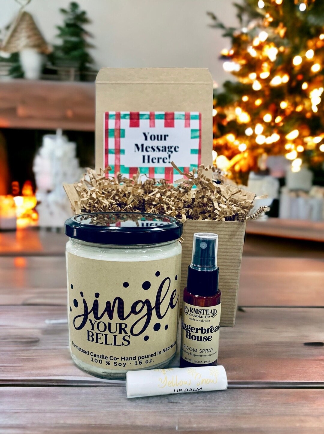 Jingle Your Bells Christmas Gift Box/ Customizable Merry Christmas Gift ...