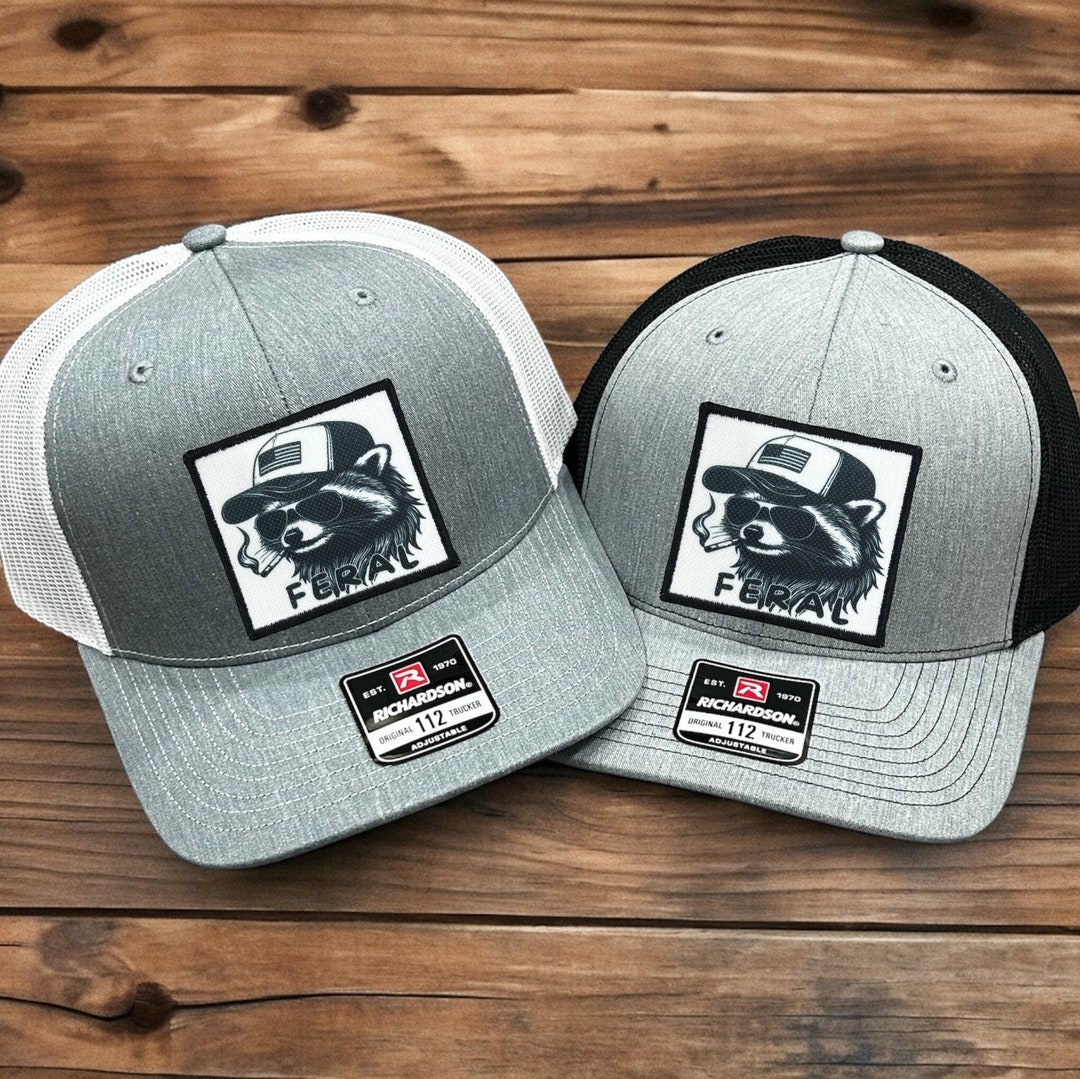 Feral Richardson 112 Hat, Wild One Hat, Funny Racoon Hat, Cute but ...