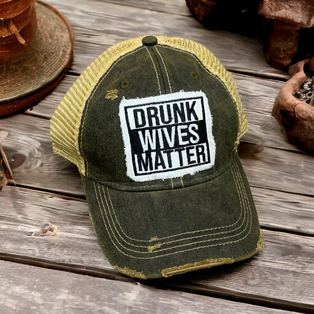 Girls Drinking Hats, Drunk Wives Matter Hat, Day Drinker Hat, Women's Drinking Hat, Mom Gift ...