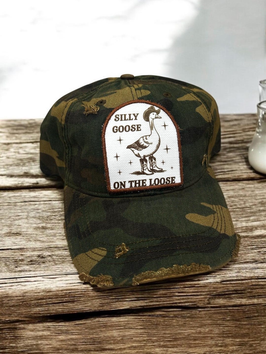 Womens Silly Goose on the Loose Hat, Western Graphic Hat, Funny Cowgirl ...