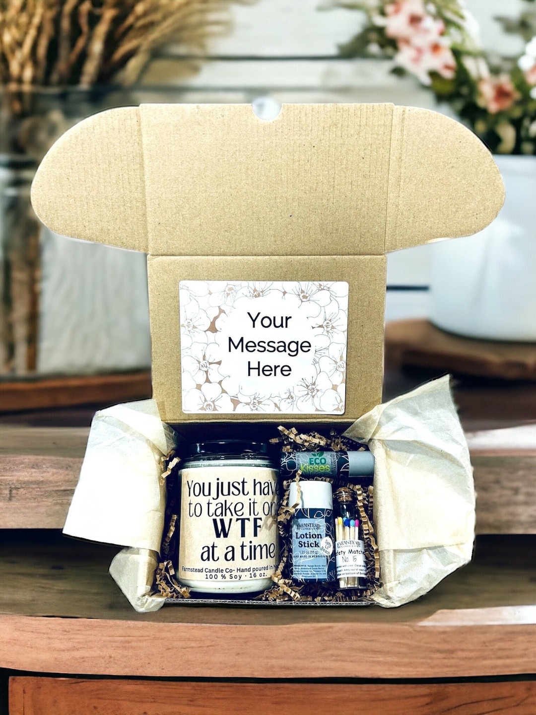 You Just Have to Take It One WTF at a Time Gift Set / Friend Gift Box ...