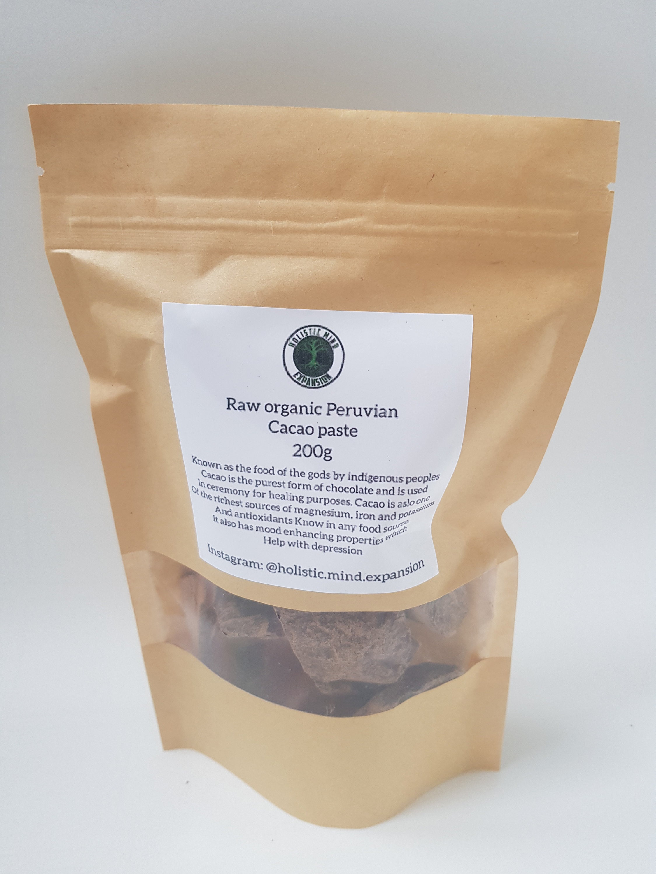 Raw Organic Cacao Paste - Etsy