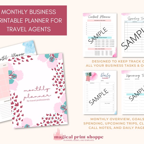 Travel Agent Business Plan Template - Etsy