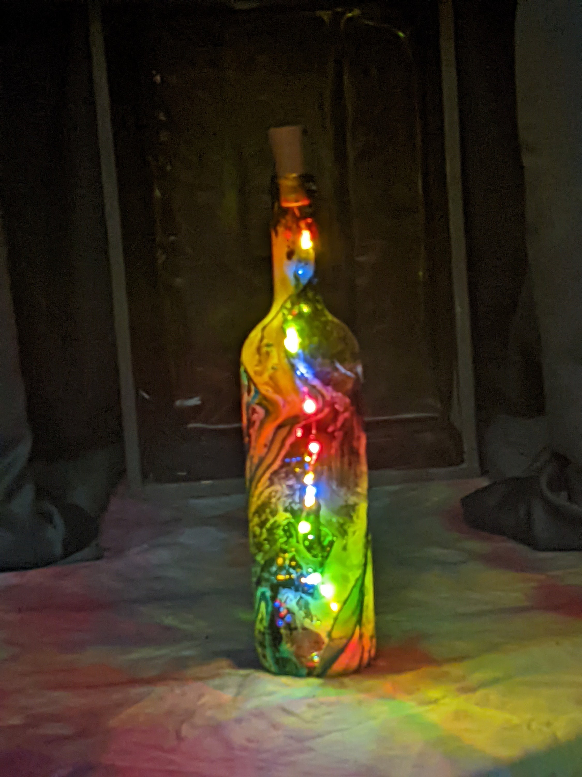 Hydro-dipped Glass Bottles - Etsy