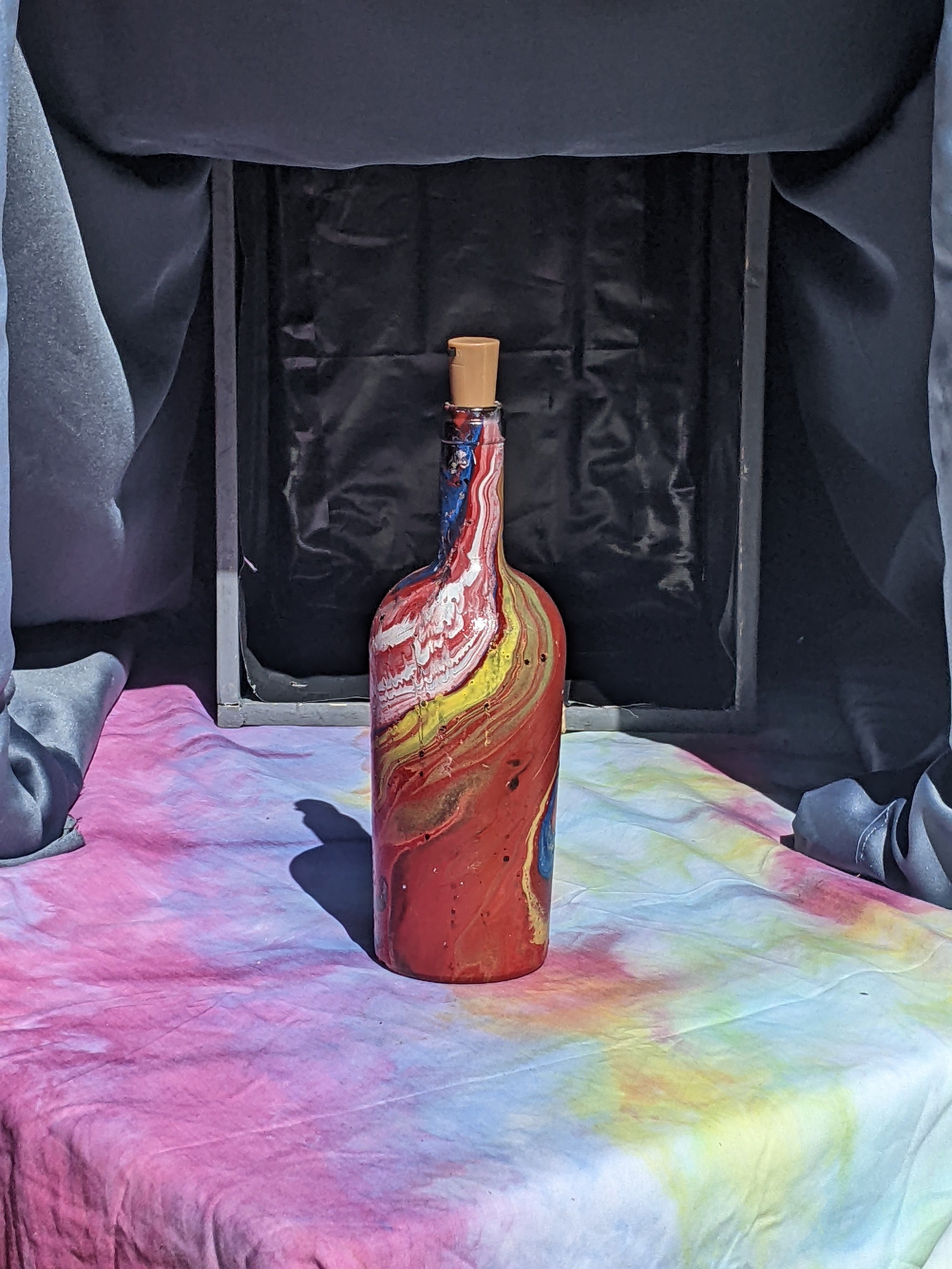 Hydro-dipped Glass Bottle - Etsy