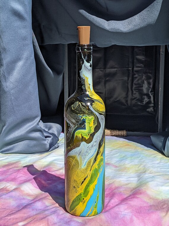 Hydro-dipped Glass Bottles - Etsy