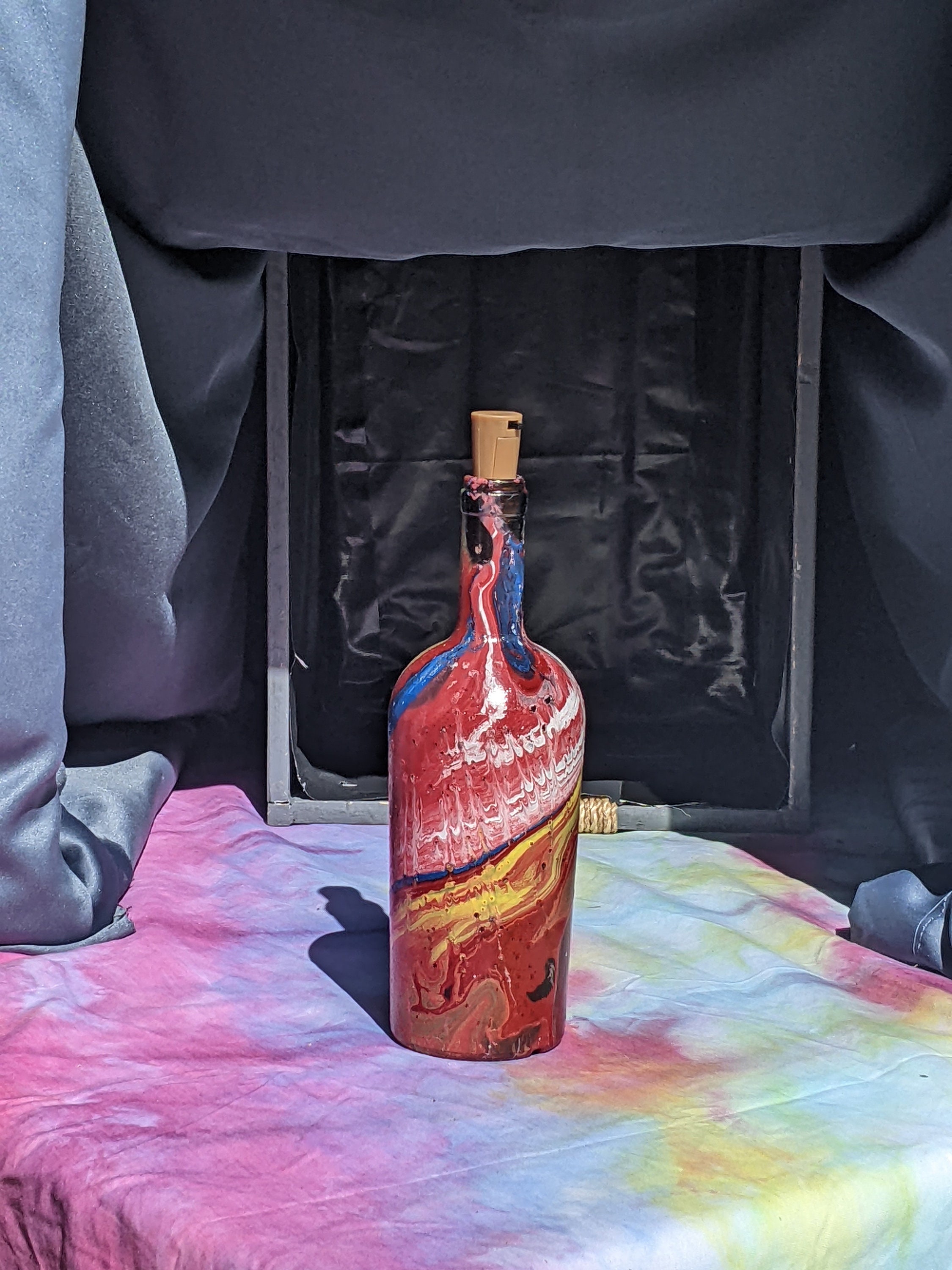 Hydro-dipped Glass Bottle - Etsy