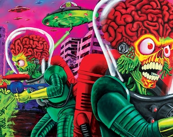 Mars Attacks Poster - Etsy