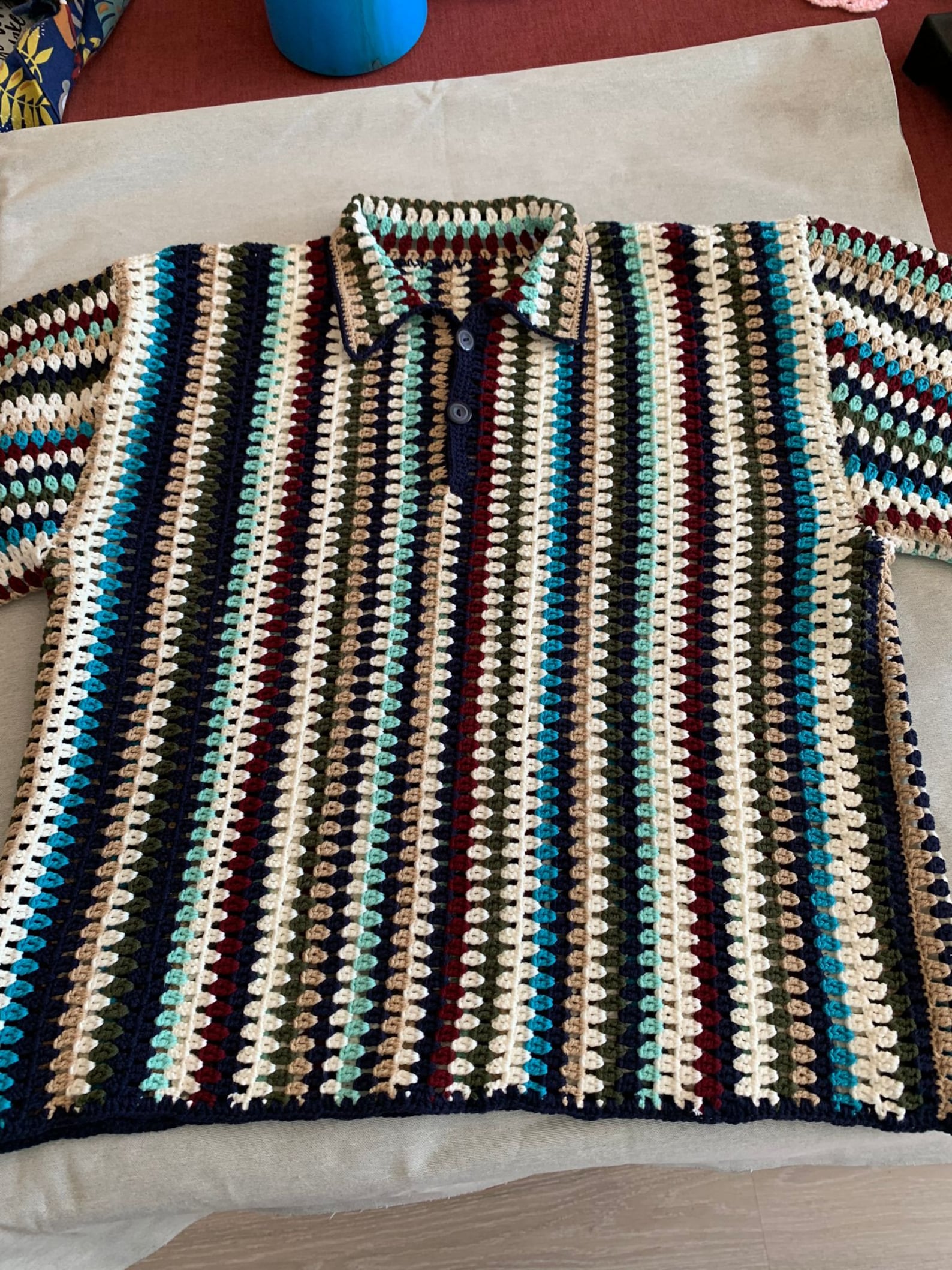 Crochet Shirt Unisex Shirt Crochet Overshirt Crochet - Etsy