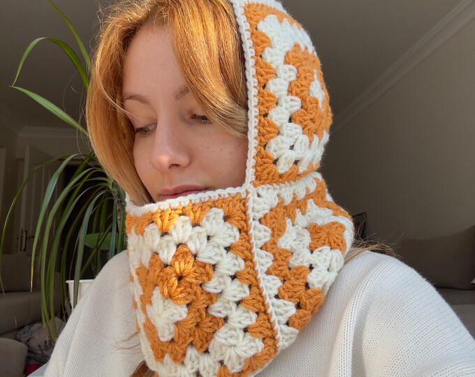 Crochet Balaclava, Granny Square Balaclava,handmade Colorful Balaclava ...