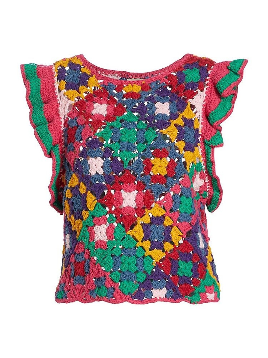 Patchwork Sweatergranny Square Sweater Granny Square Vest - Etsy