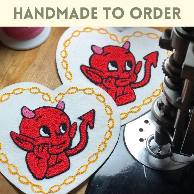 Red Devil Patch - Etsy