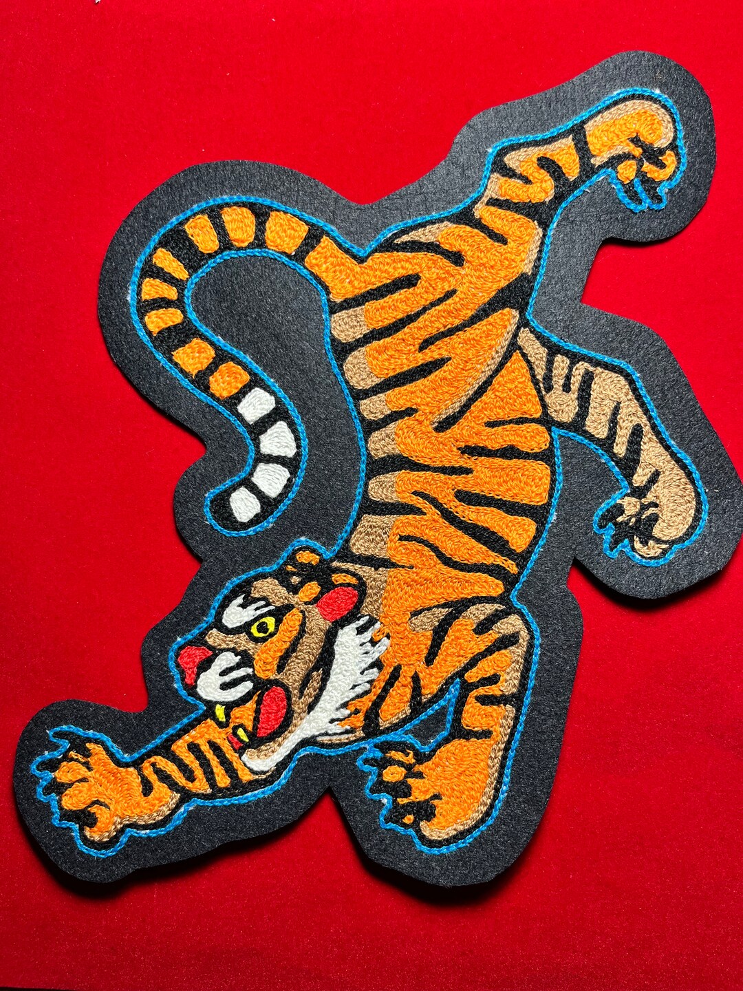 Crawling Tiger Patch, Back Patches for Jackets, Large Denim Jacket ...