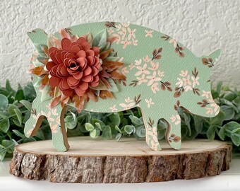 Tabletop Pig Decor - Etsy