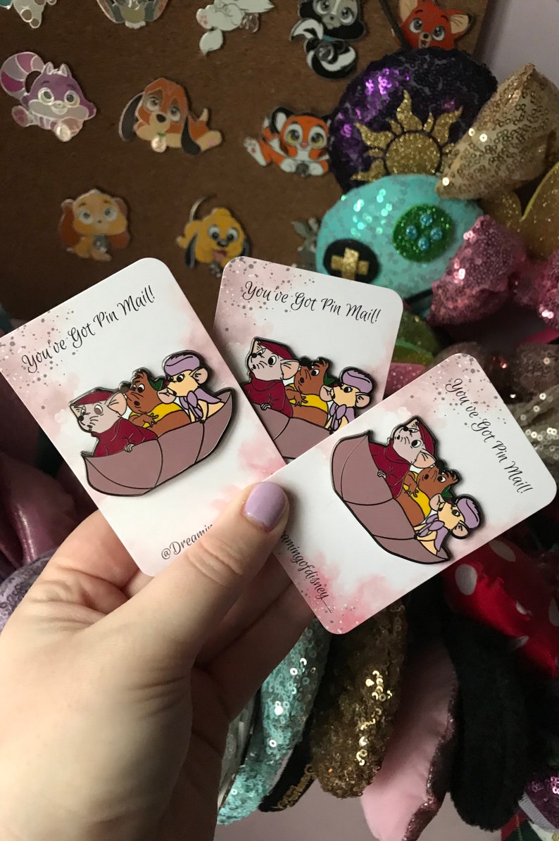 The Rescuers Gus Crossover - Hard Enamel Pin - Gus Gus Pin - Etsy