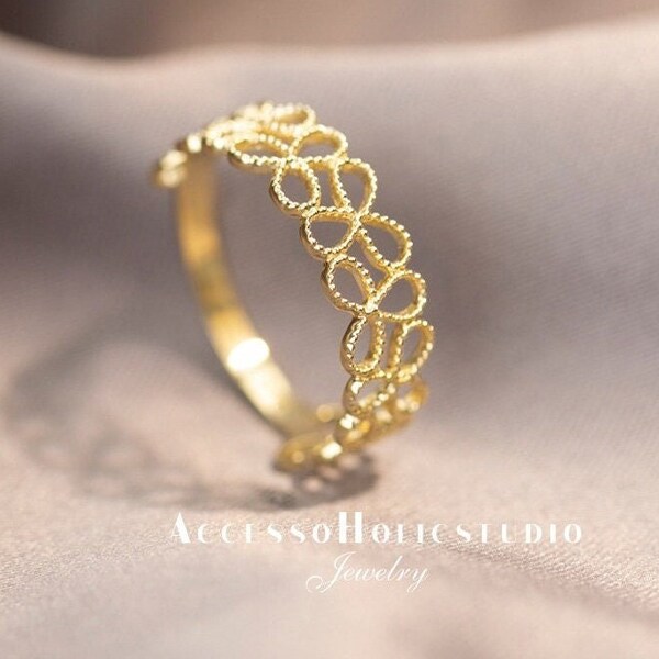 Gold Filigree Ring - Etsy Australia