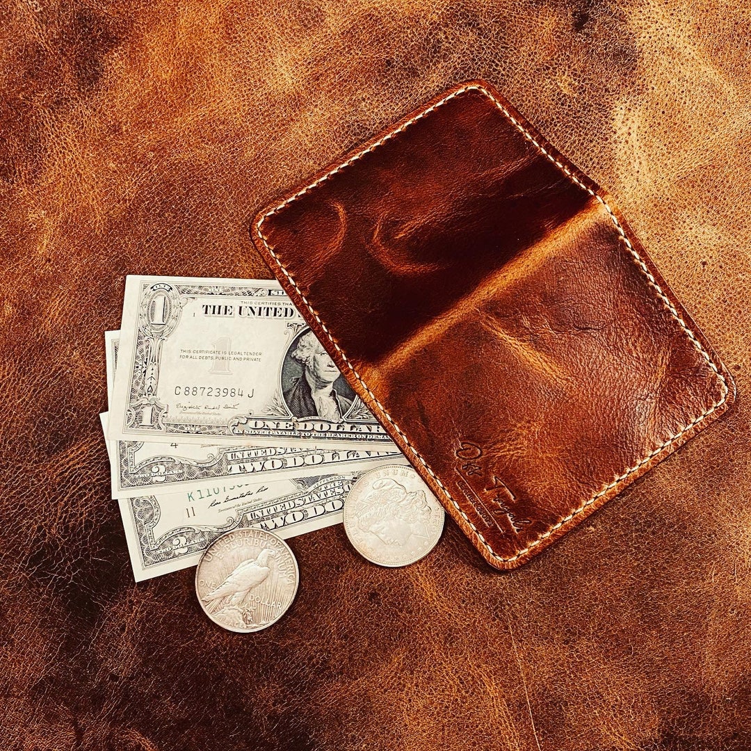 Rustic Wallet, Mens Leather Wallet, Front Pocket Wallet, Card Wallet ...