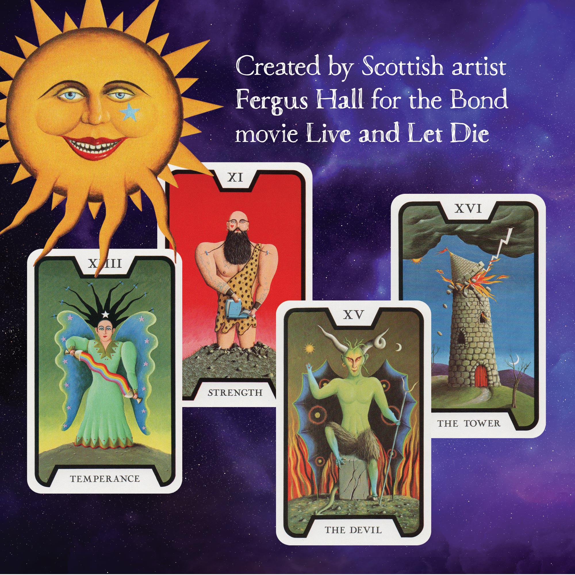 Tarot of the Witches, 1974, James Bond Movie Prop, Artist Fergus Hall ...