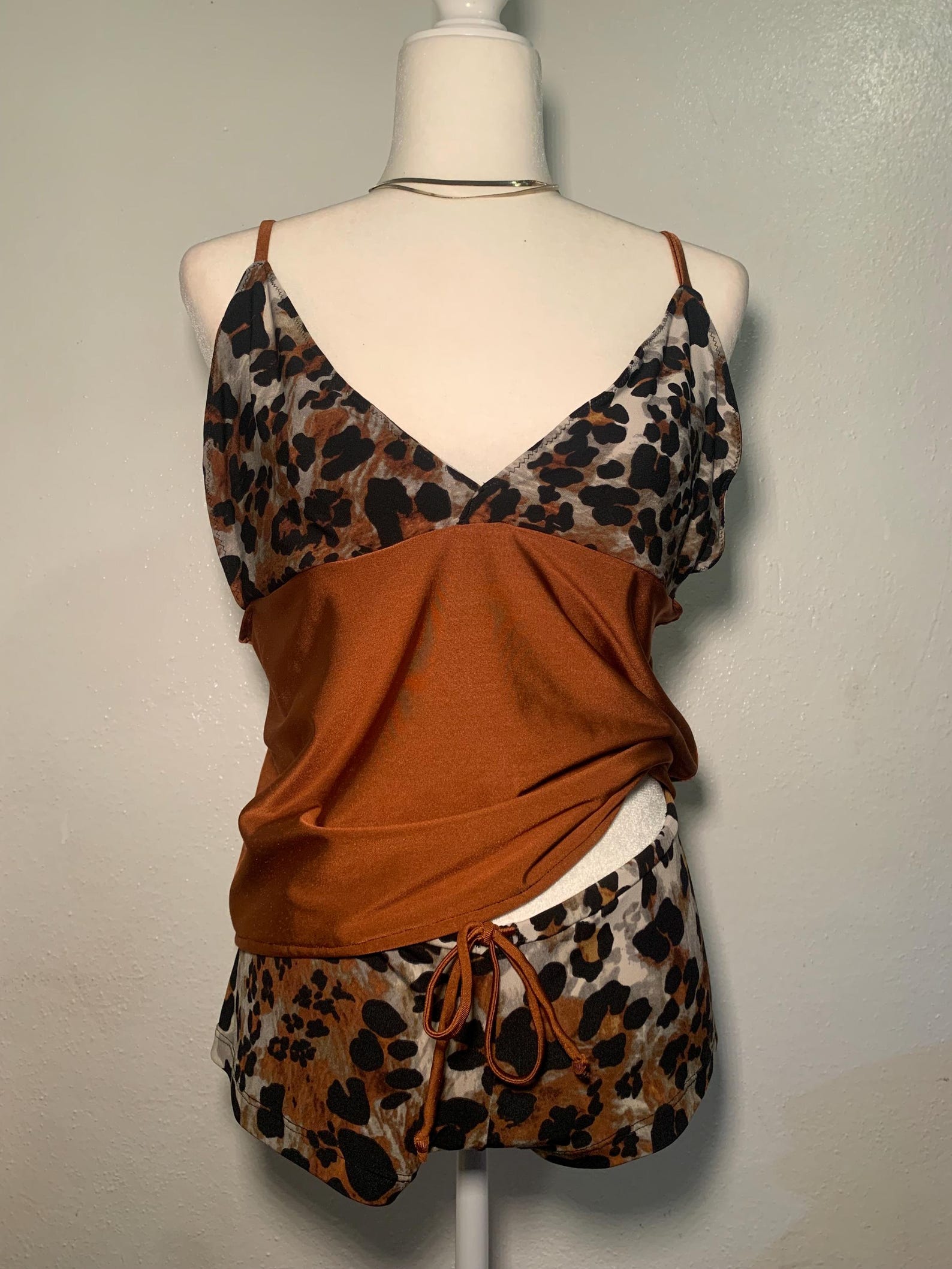 Cheetah Print Sleep Set - Etsy