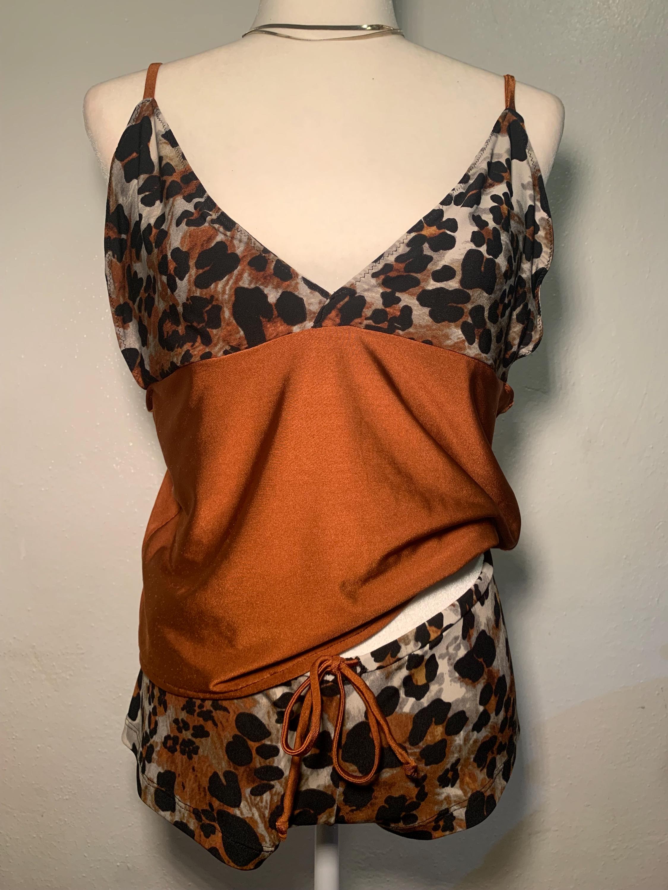 Cheetah Print Sleep Set - Etsy