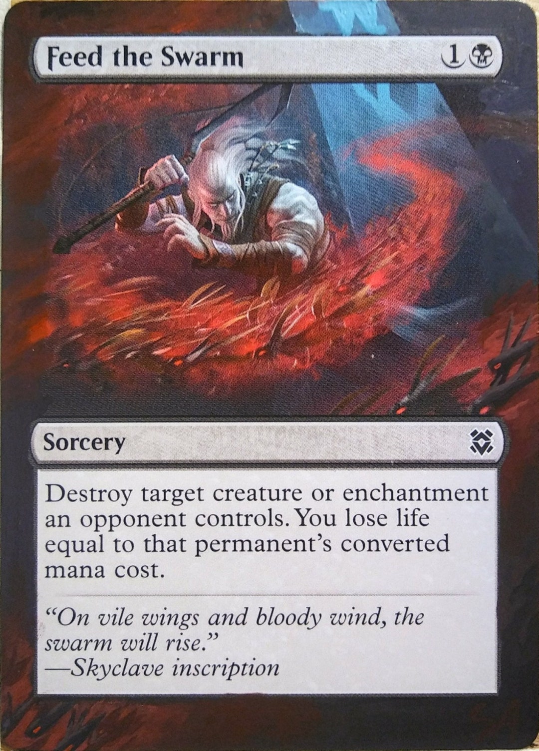 Feed the Swarm Borderless // MTG Altered Art Card - Etsy