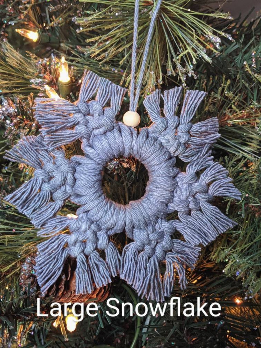 Boho Macrame Christmas Ornaments Holiday Decor Gifts Stocking Stuffers ...