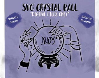 Crystal Ball Svg the Magic is in You Png for Tshirts Vector Files for ...