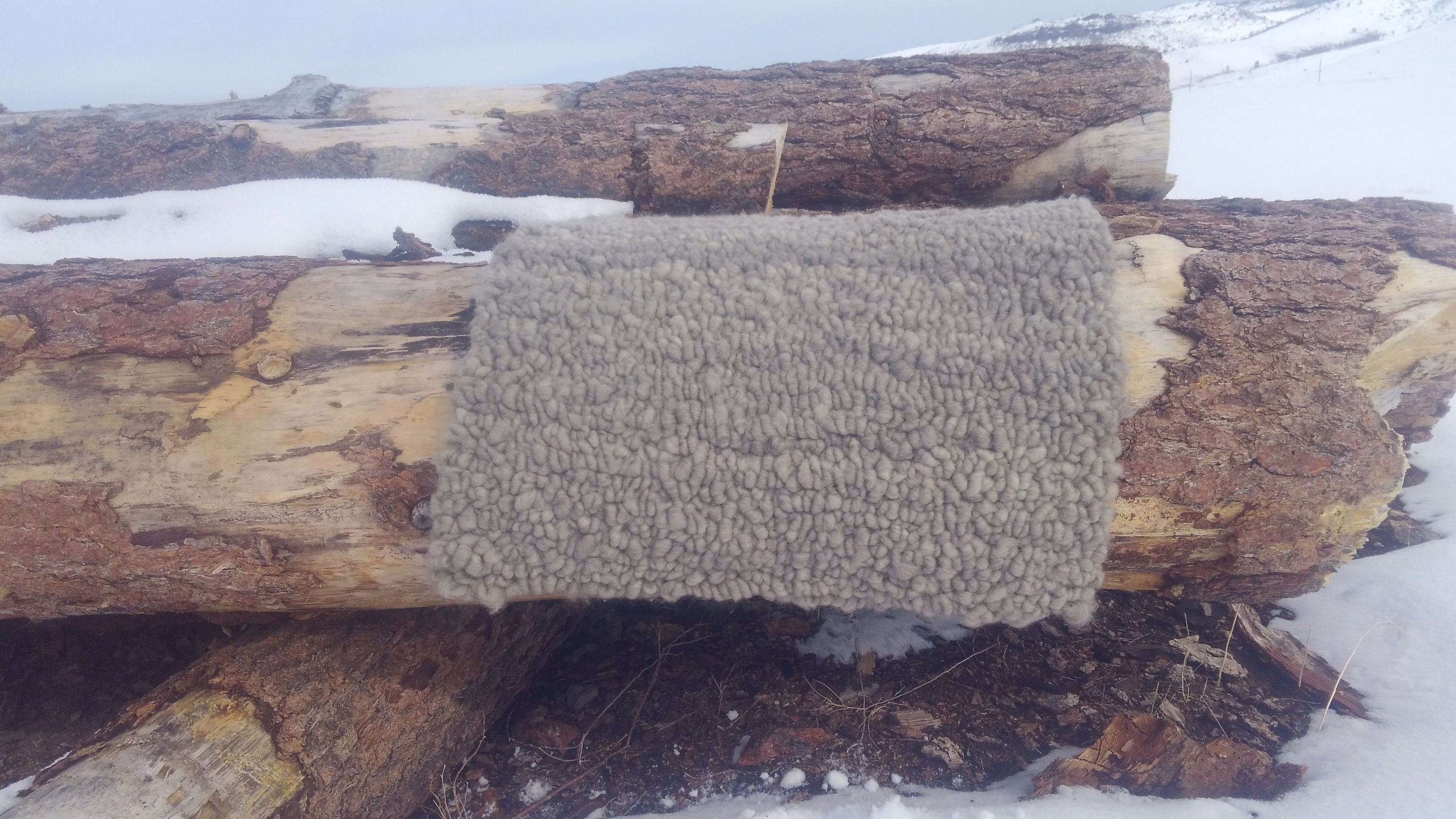 33x33 Cloudy Skies Pulled Wool Saddle Pad - Etsy