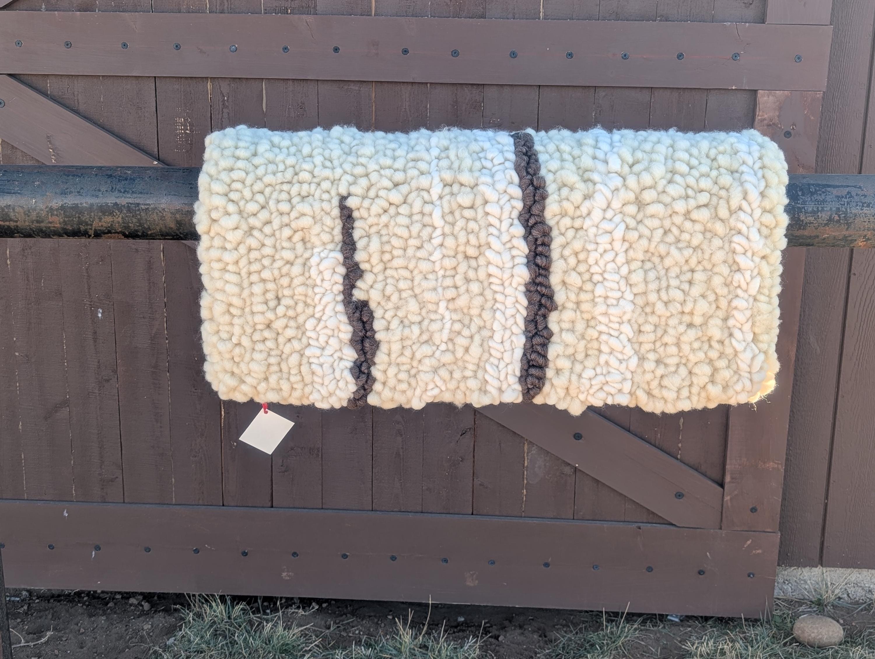 33" X 34" Pulled Wool Saddle Pad - Etsy