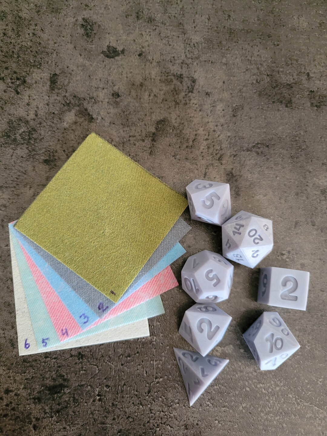 Set of 7 Master Dice Incl Zona Paper Dnd Dungeons and Dragons - Etsy