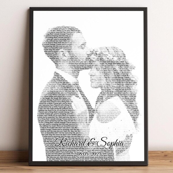 Wedding Lyrics - Etsy