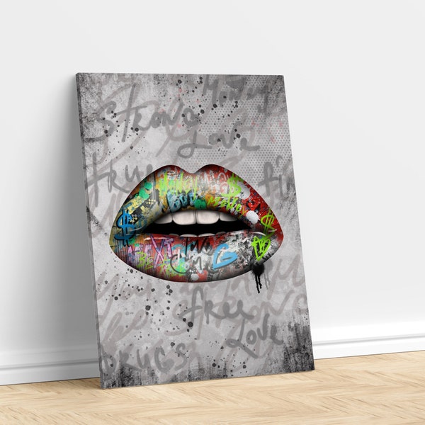 Lips Art - Etsy